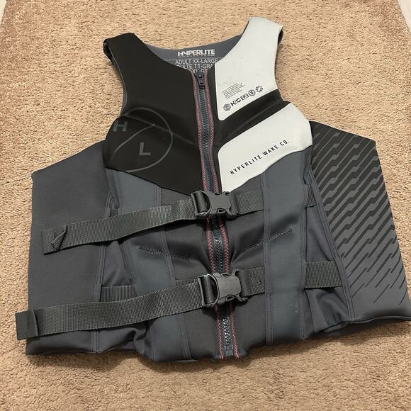 Hyperlite Wake Co | Swim | Hyperlite Wake Co Blackgray 2 Buckle Zipper ...